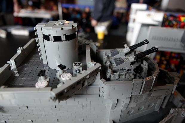 Look | The USS Intrepid Aircraft Carrier in Lego Form - WNYC