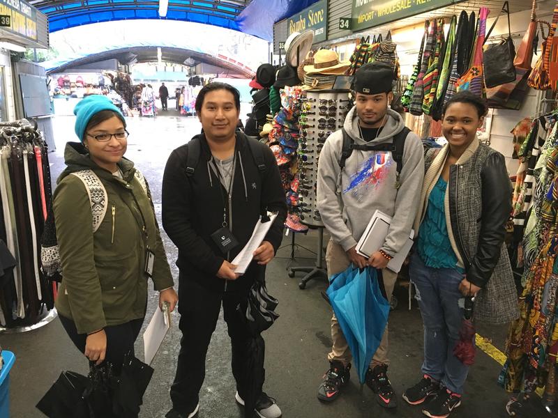 Stella and Charles Guttman Community College Students (L to R): Caren ...